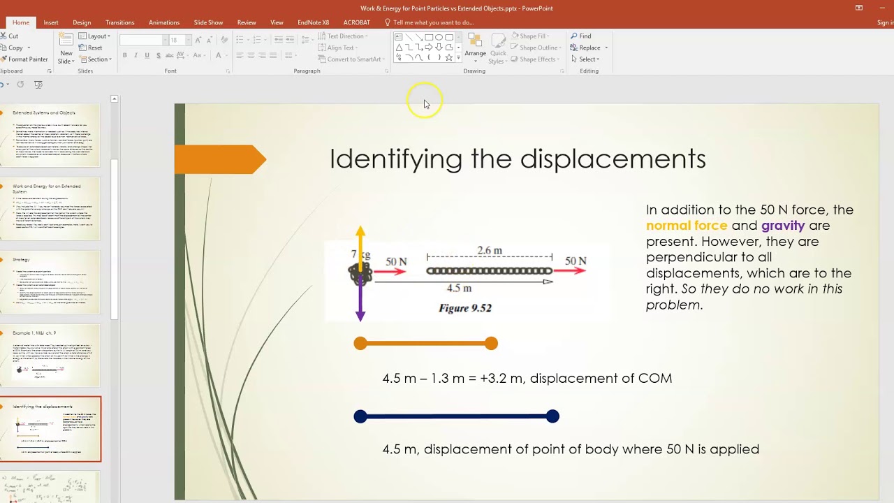 Work and Energy for Point Particles vs Extended Objects - YouTube