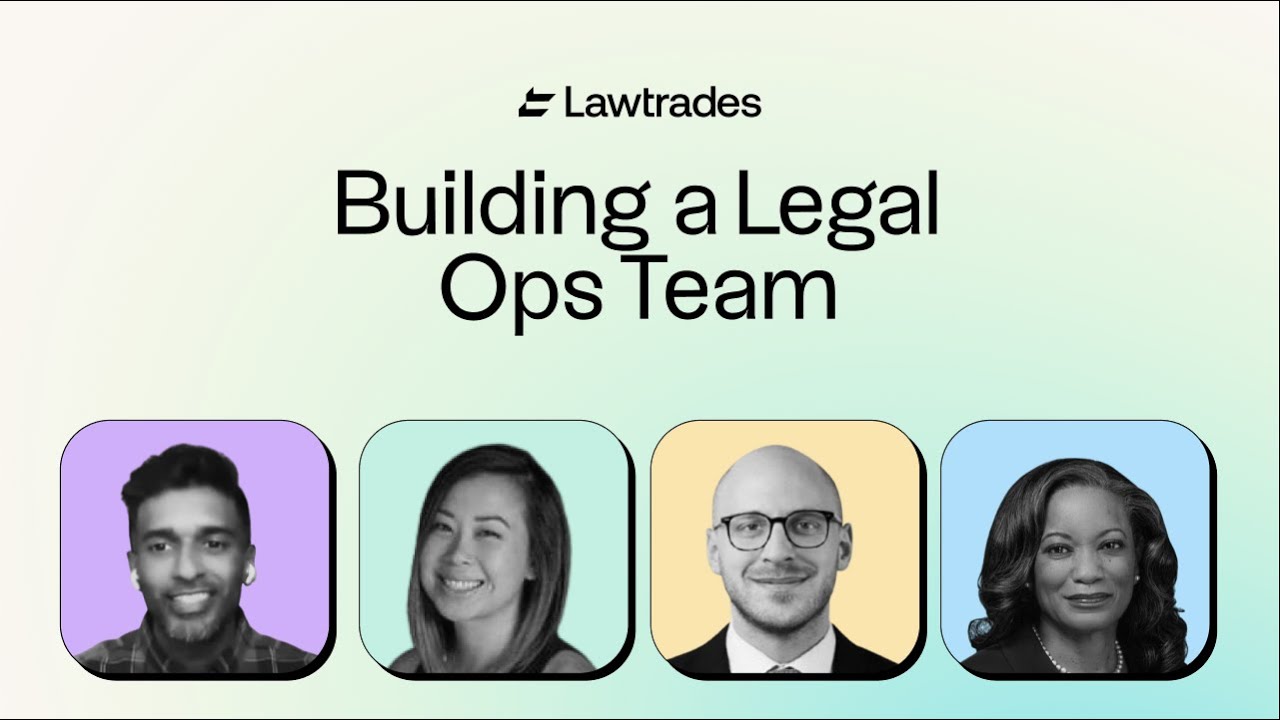 Legal Operations 101: How to Build a Team - YouTube