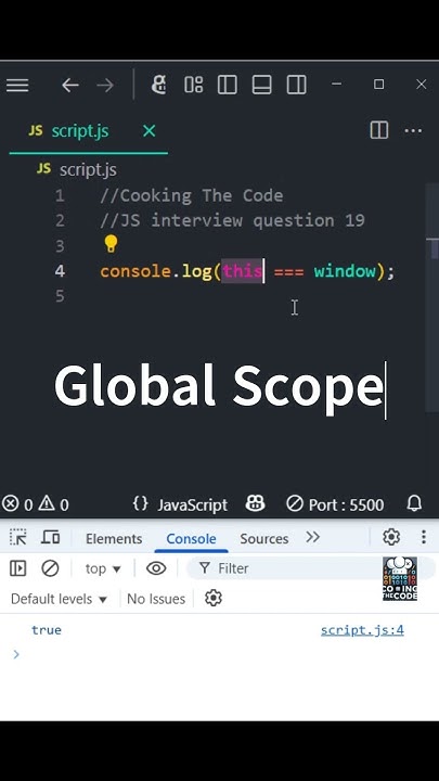 What's the output? Q19 #coding #interviewquestions #programming #javascript #learnjavascript # ...