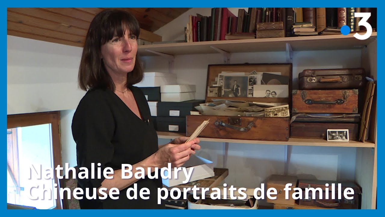 Nathalie Baudry, chineuse de portraits de famille - YouTube