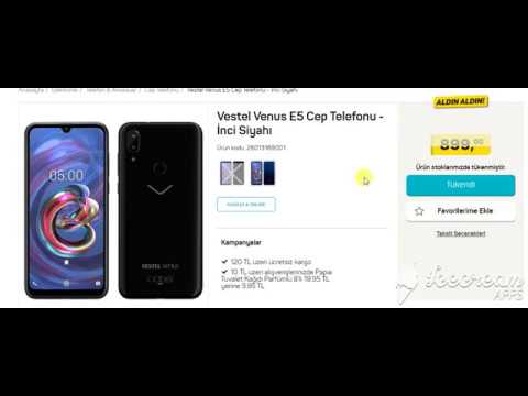 A101 1 Haziran Aktüel ürün- Vestel Venus E5 Cep Telefonu