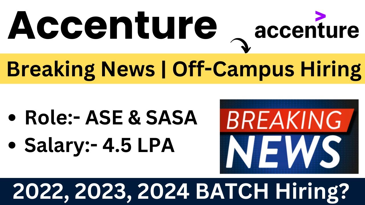 Accenture Hiring 2022, 2023, 2024 BATCH Hiring? | Link Still Active ...