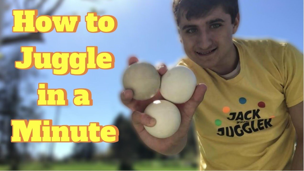 How to Juggle in a Minute - Beginner Tutorial - YouTube