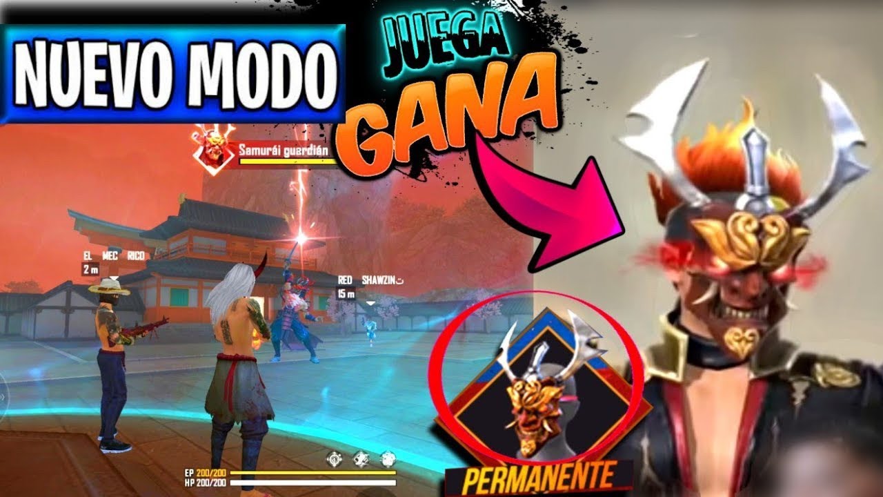 GARENA REGRESA MASCARA SAMURAI VETERANA GRATIS A FREE FIRE LATAM 2023 ...