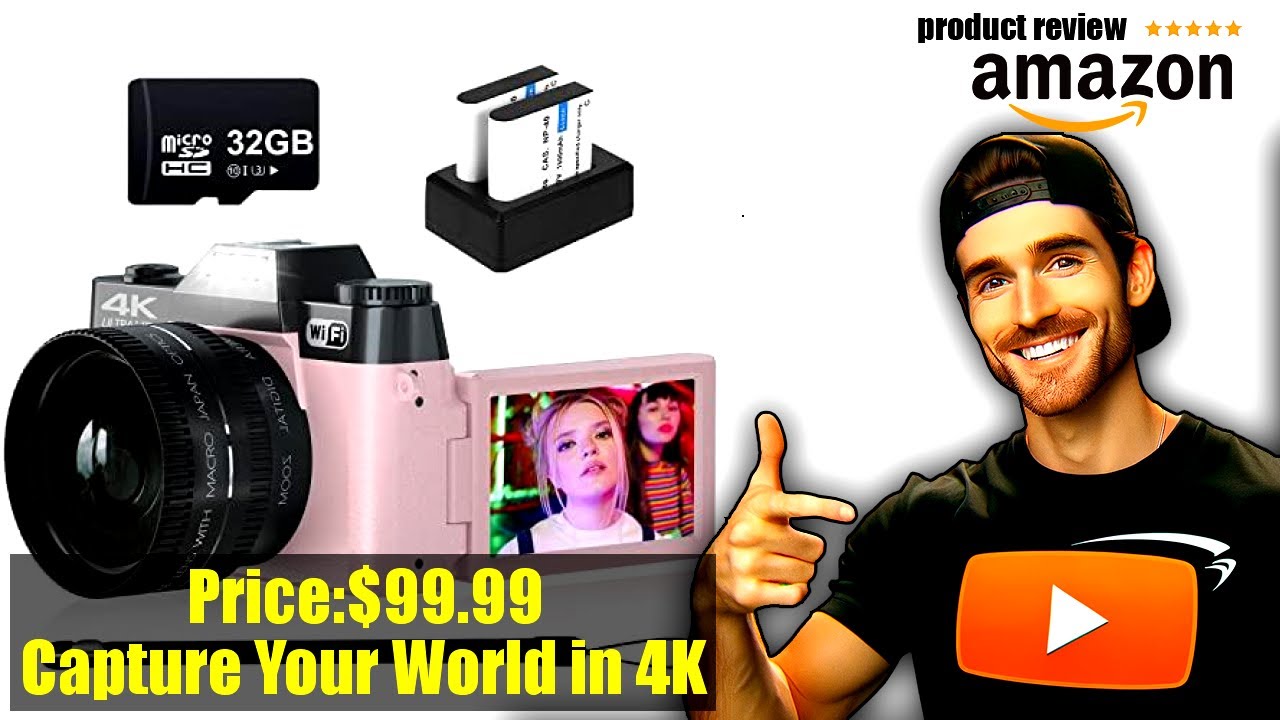 Buy Video Camera 2024 | 2024 Upgrade 4K Digital Camera for Photography ...