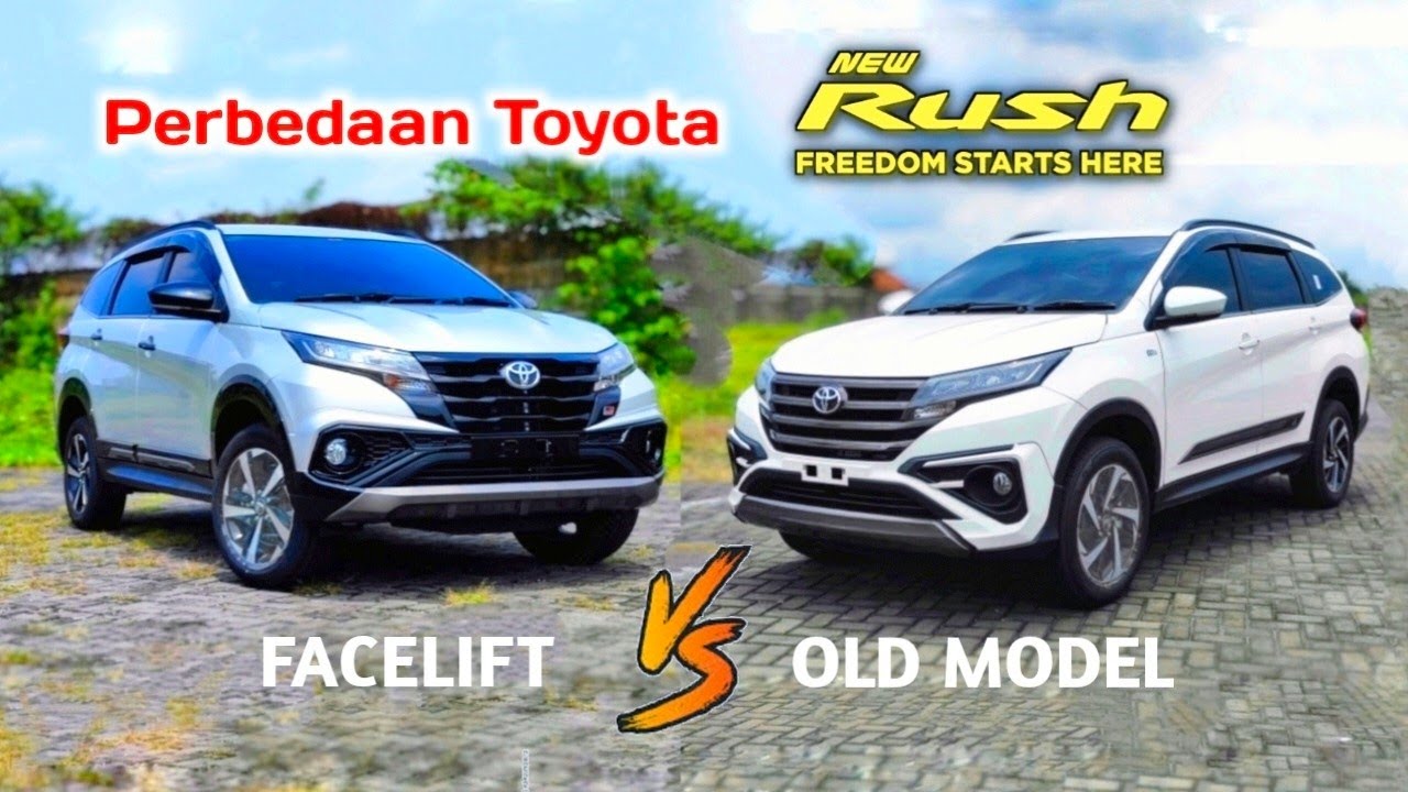 Perbedaan Toyota Rush Facelift 2024 VS Toyota Rush Lama - YouTube