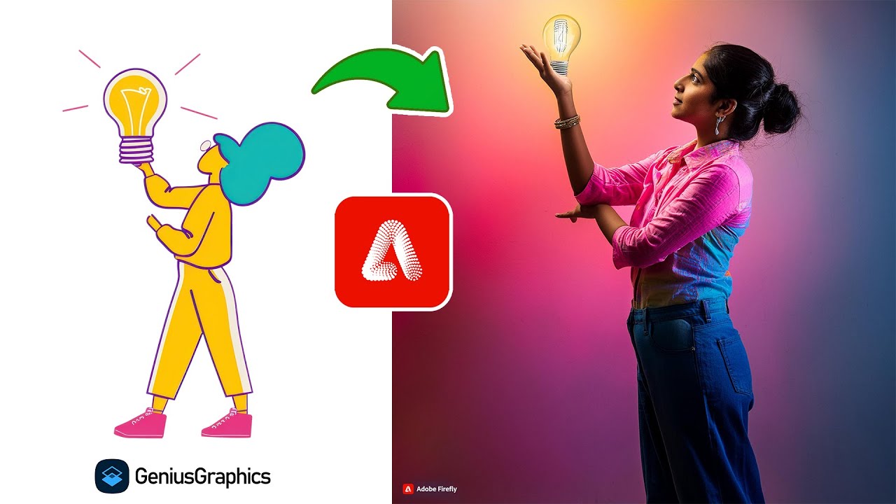 How to Generate Ai Images With References in Adobe Firefly - YouTube