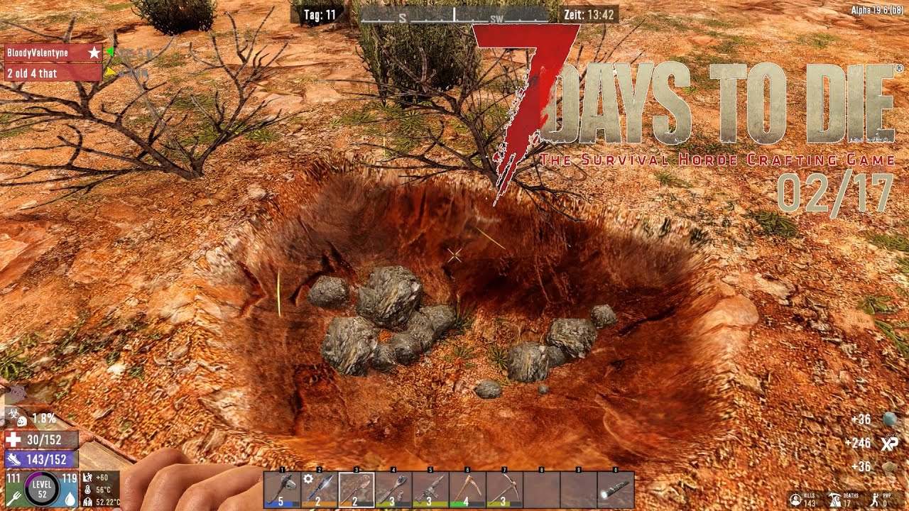 Sand? Gar kein Problem || Let's Play 7 Days to Die (Alpha 19) (S02E17 ...