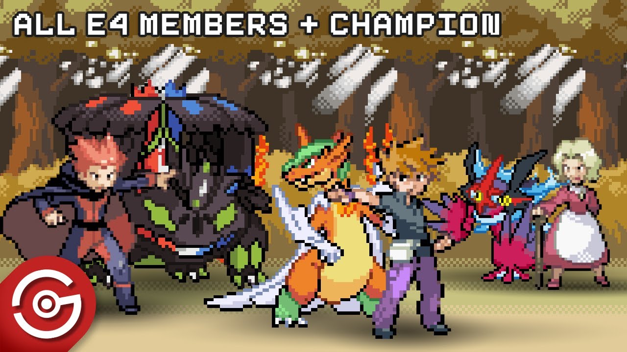 All E4 Members and Champion - Pokemon Fused Dimensions - YouTube