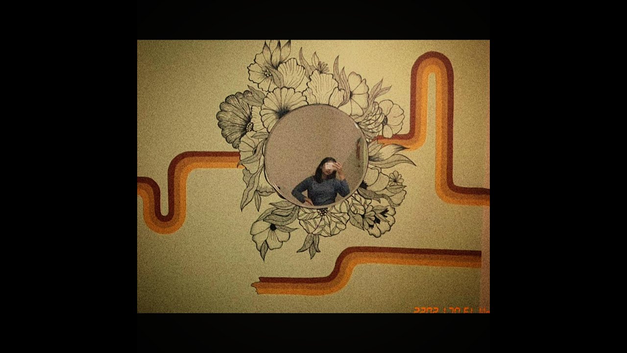 Abstract Wall Art / Floral And Colour Blunt Wall Art / Wall Mirror ...