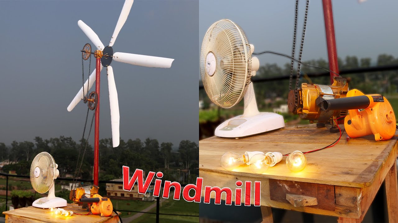 Powerful Wind Generator DIY | The Easiest Wind Generator | Free Energy ...