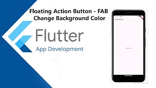 How To Change Floating Action Button Color