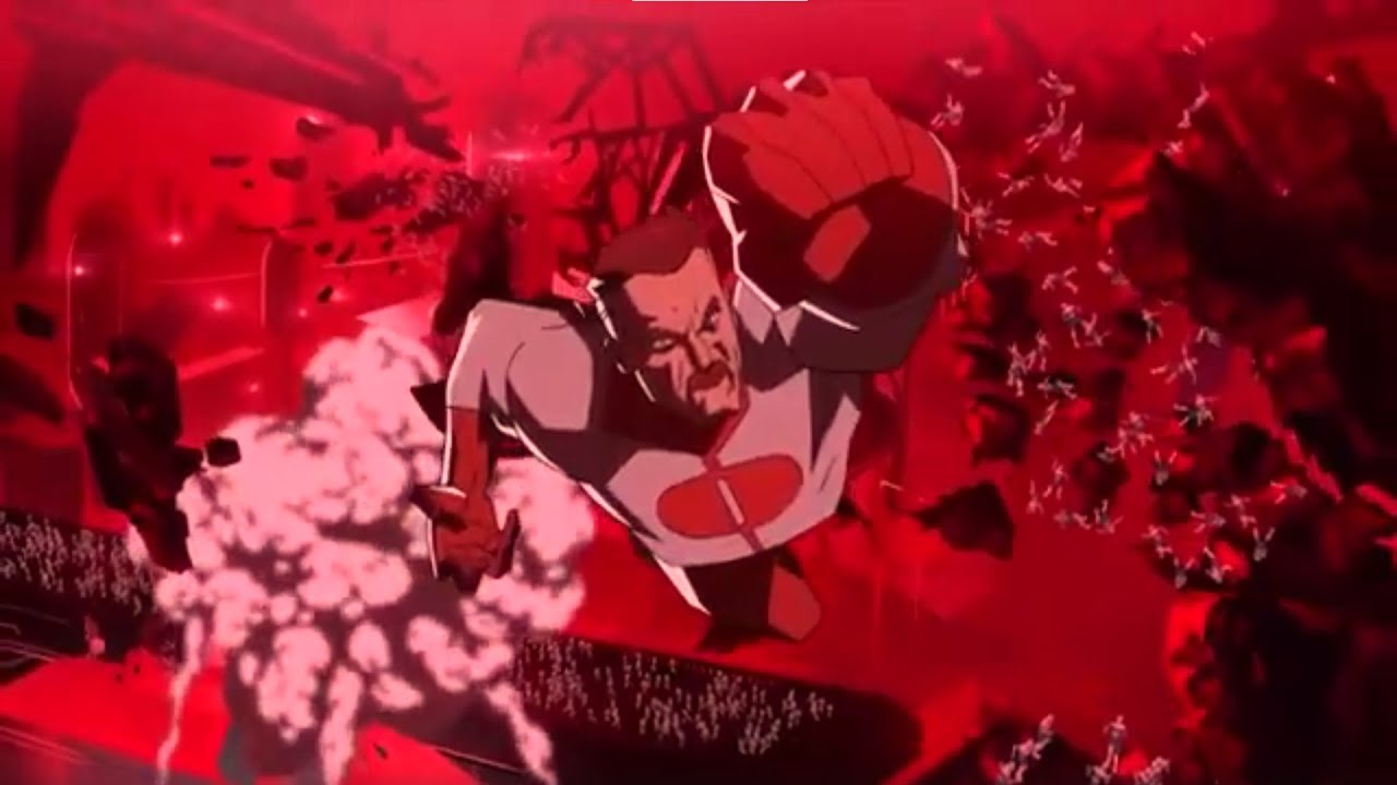 Omni Man Destroys A PLANET - Flaxan Fight Scene | Invincible (S01E02 ...