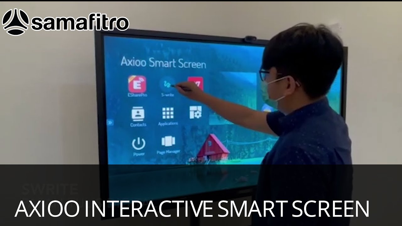 AXIOO INTERACTIVE SMART SCREEN - YouTube