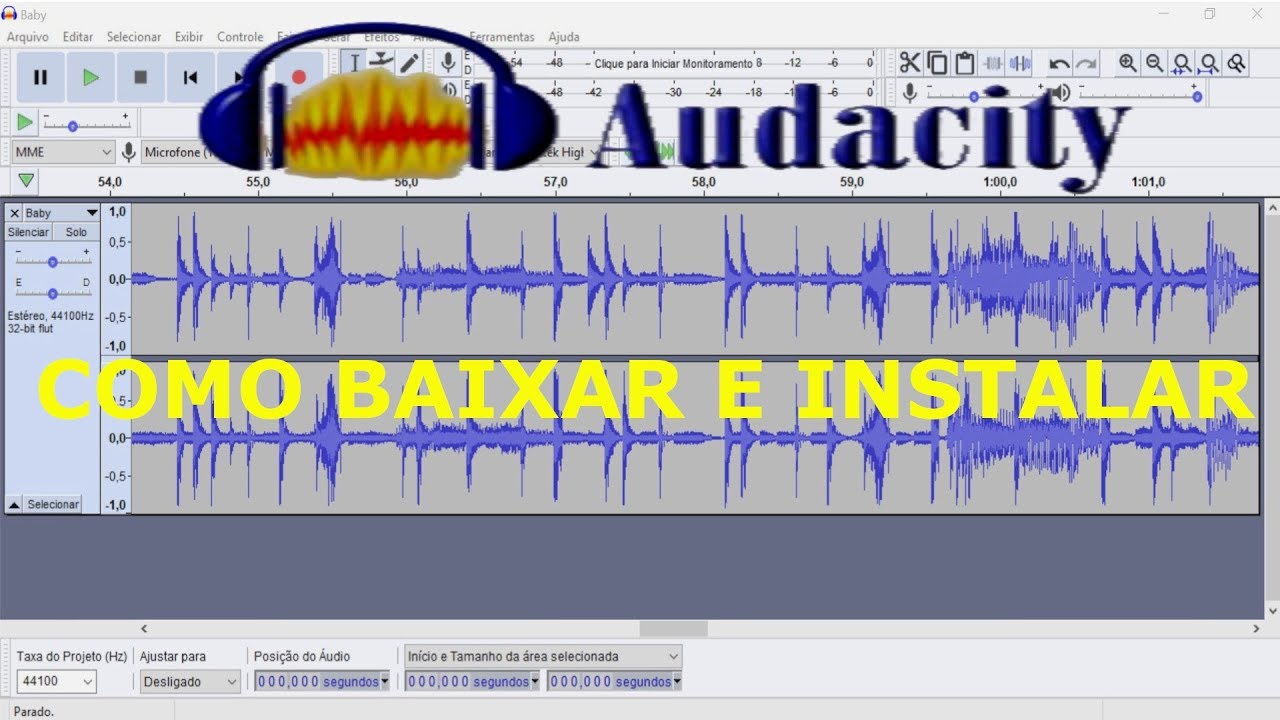 Tutorial Como Baixarinstalar E Ativar O Audacity 2016