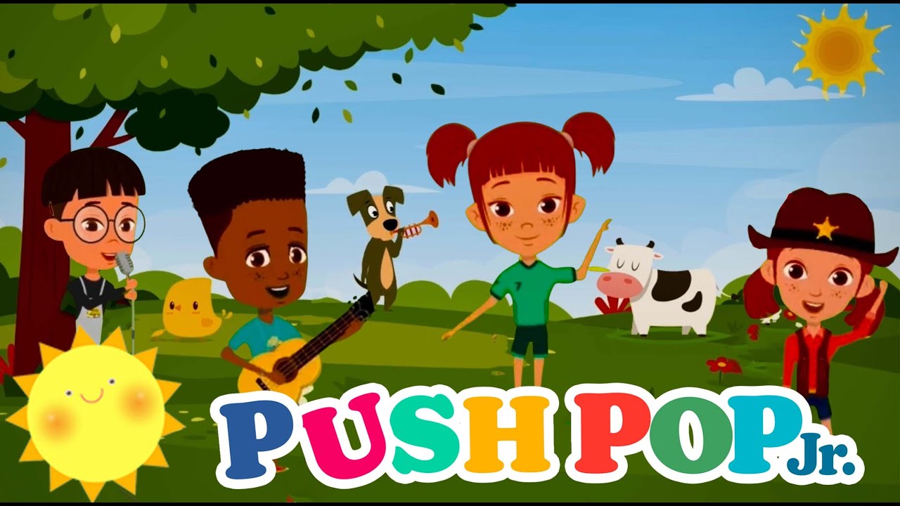 Dance Like Animals | Push Pop Jr | Kids Songs | Learning Songs ...