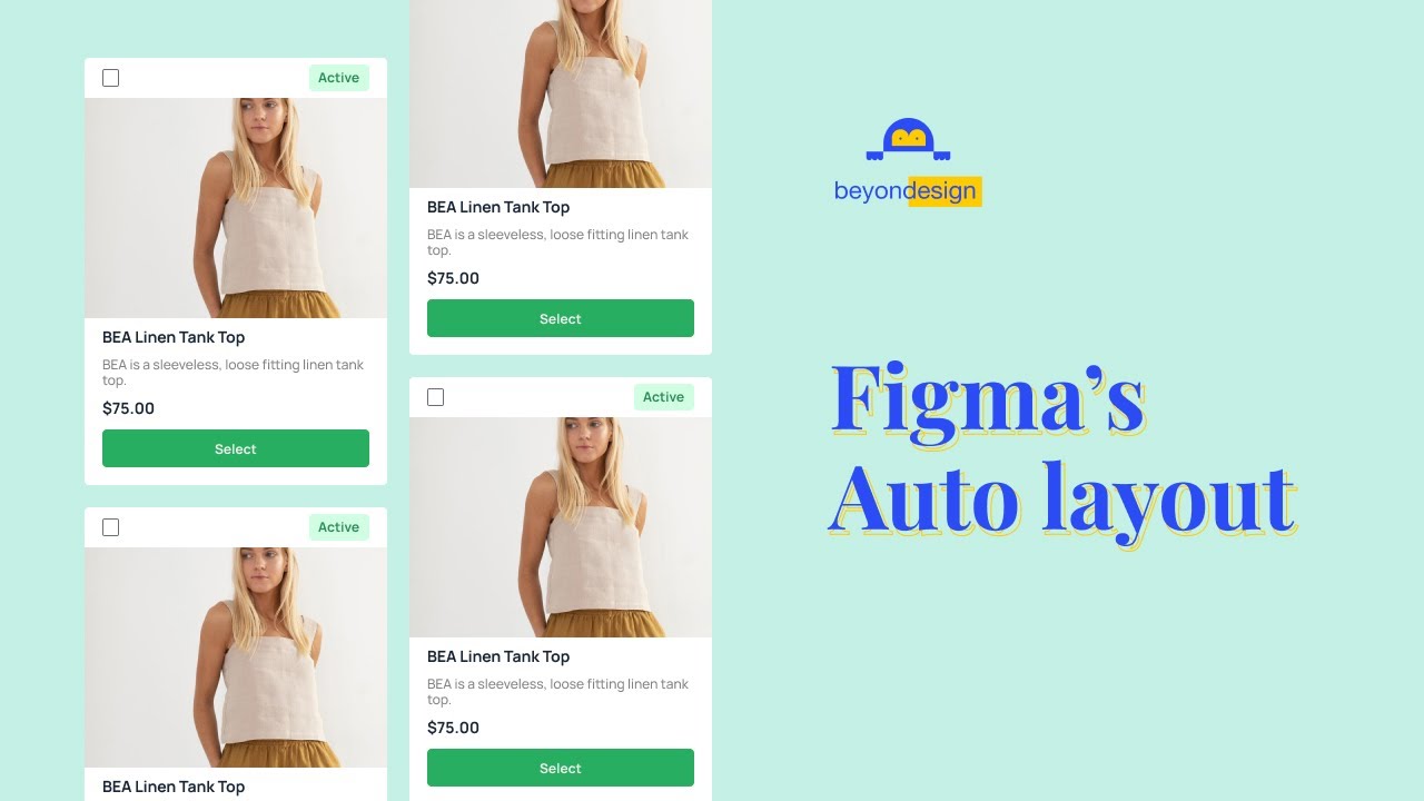 Create a responsive card with Figma Auto Layout - Crash Course - YouTube