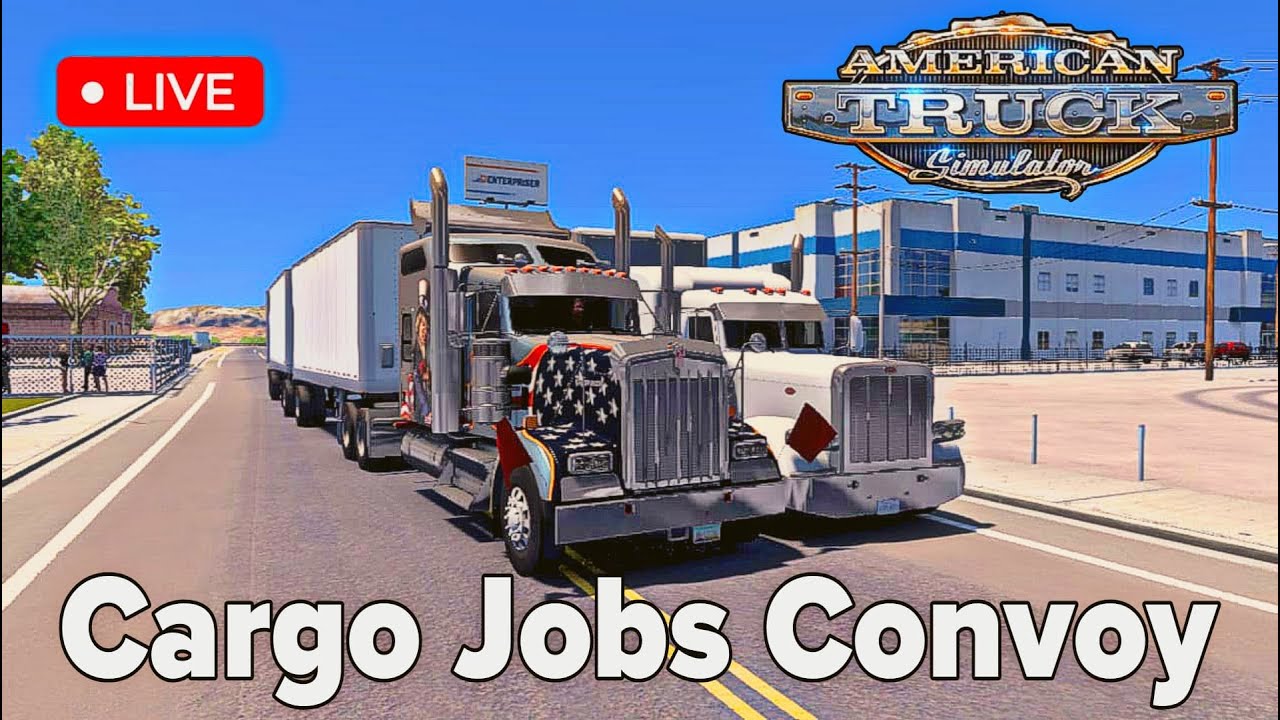 ATS LIVE | AMERICAN TRUCK SIMULATOR | CONVOY | LIVE - YouTube