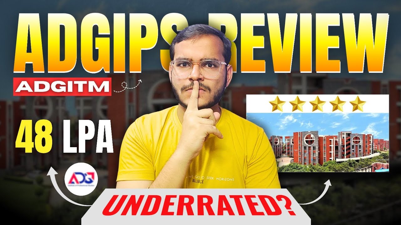 Most detailed review on ADGIPS | IPU Btech 2025 - YouTube