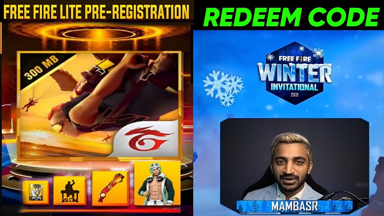 WINTER REDEEM CODE CONFIRMED || FREE FIRE LITE FAKE NEWS || STORE ...