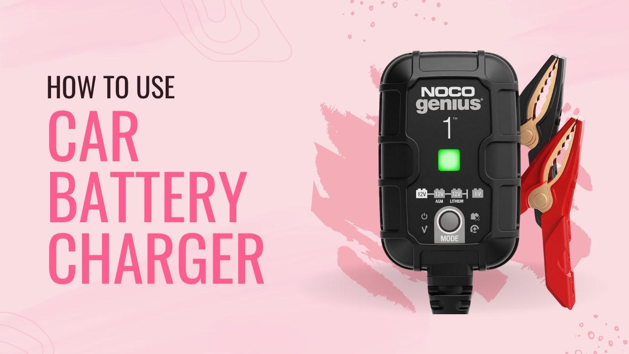 How to Use a Car Battery Charger 🔋 Step-by-Step Guide for Beginners ...