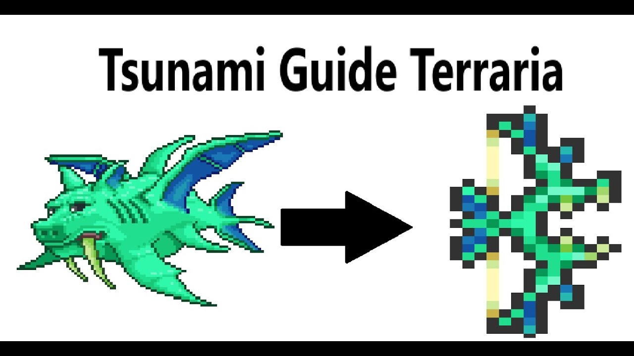 How to Get the Tsunami in Terraria - YouTube