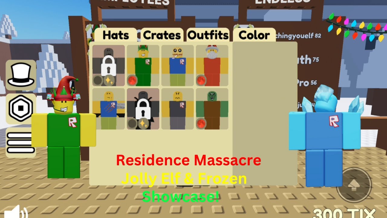 Roblox - Residence Massacre Cristmast OUTFIT Showcase! - YouTube