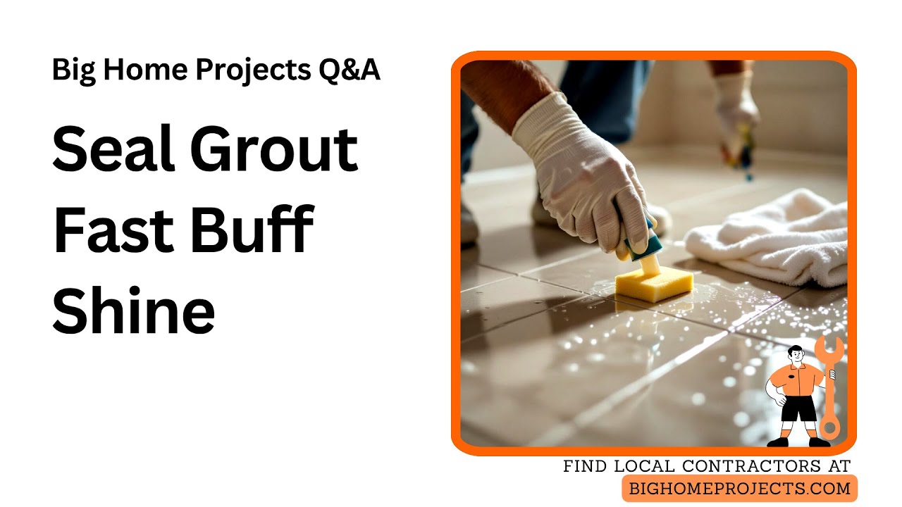 Grout Cure Timing Sealer Buff Method - YouTube