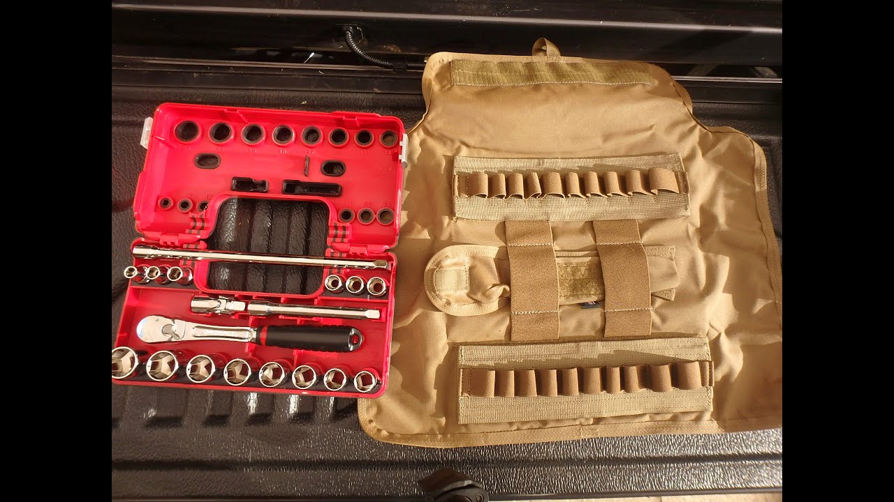 Atlas 46 Mifflin 3/8 Drive socket tool Roll - YouTube