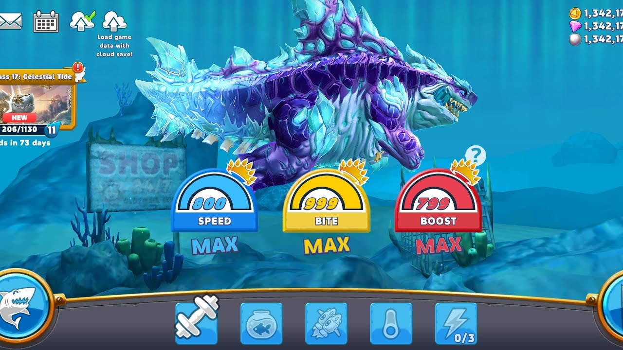 Hungry Shark World. Big Monster Shin Shark Jira Hungry Shark Gameplay # ...