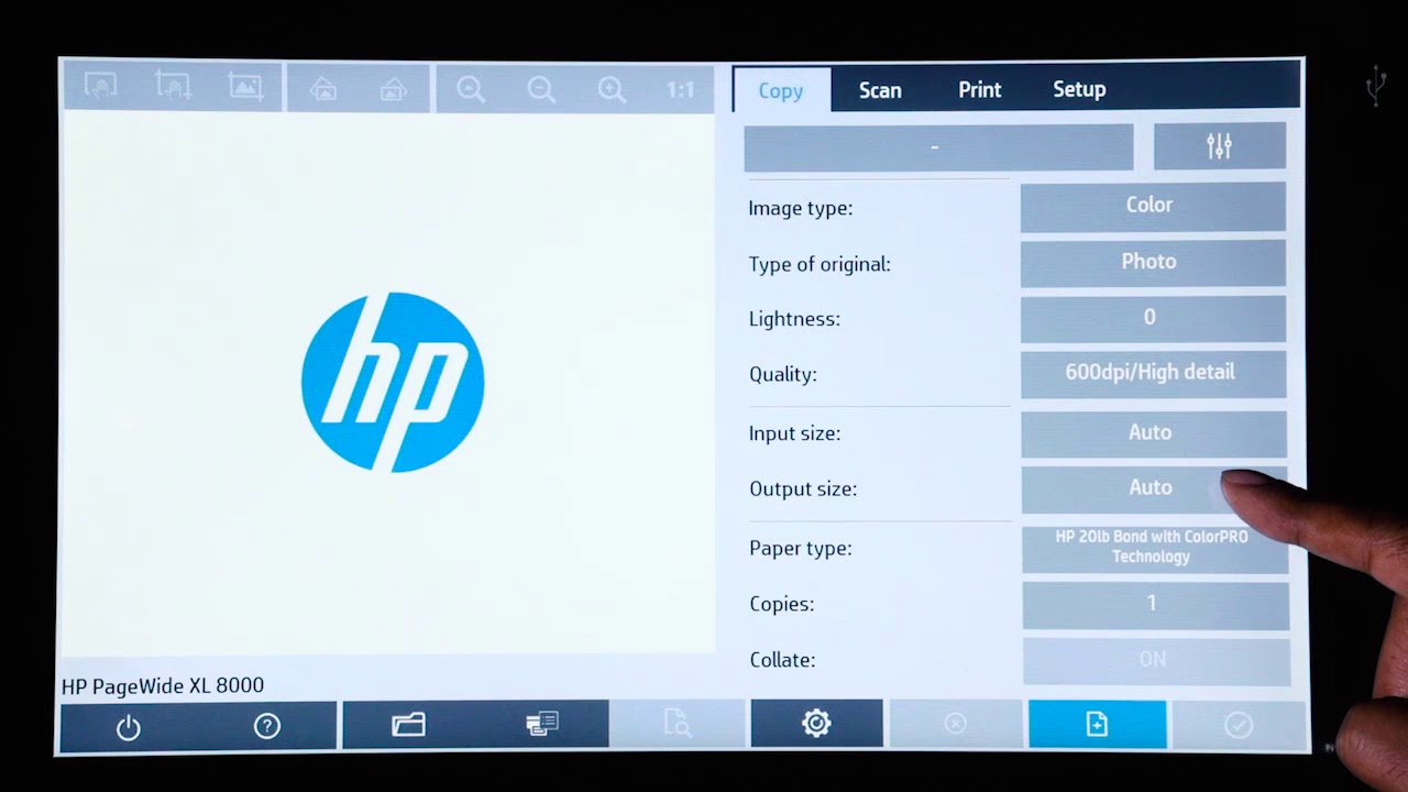 HP HD Pro Scanner How to Use Video Series - How to Make a Copy - YouTube