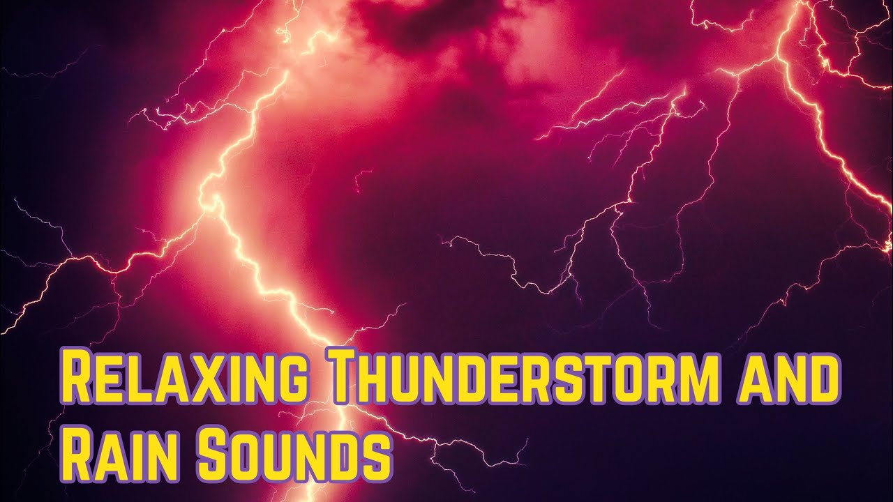 Heavy Thunderstorm And Rain Sounds For Sleeping, Relaxing - YouTube