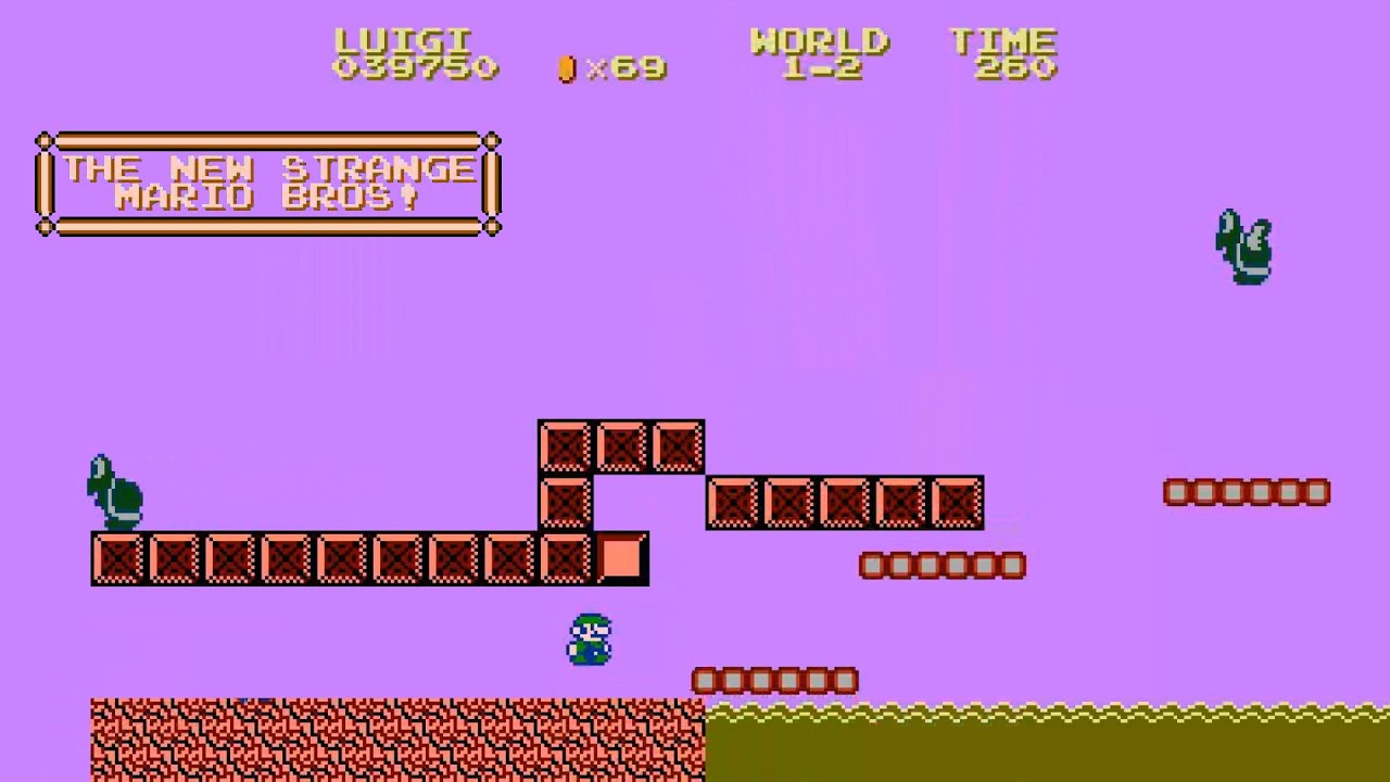 Super Mario Bros. - The New Strange Mario Bros (Longplay, incomplete ...