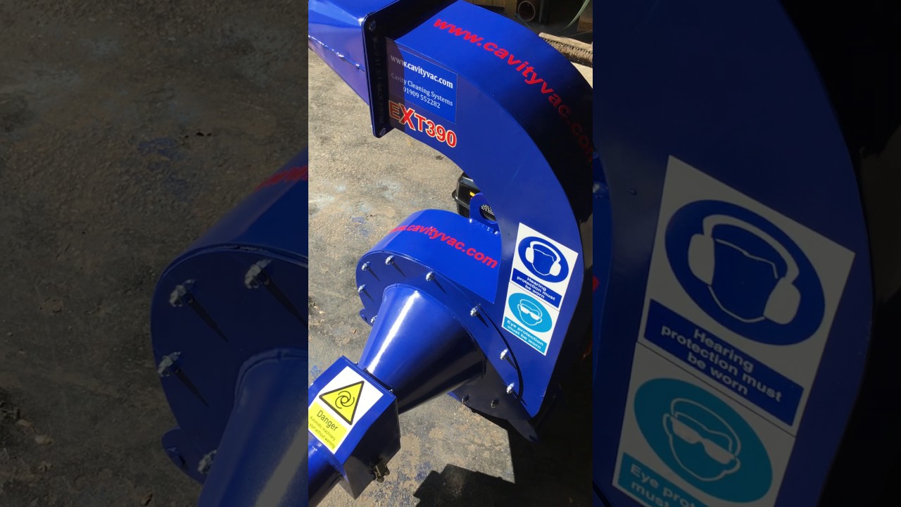 Cavity wall insulation extraction machine - YouTube