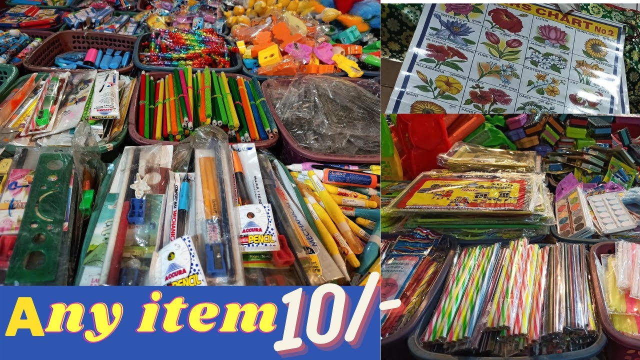10 rupees stationery items|Any item 10 rupees shop in hyderabad ...