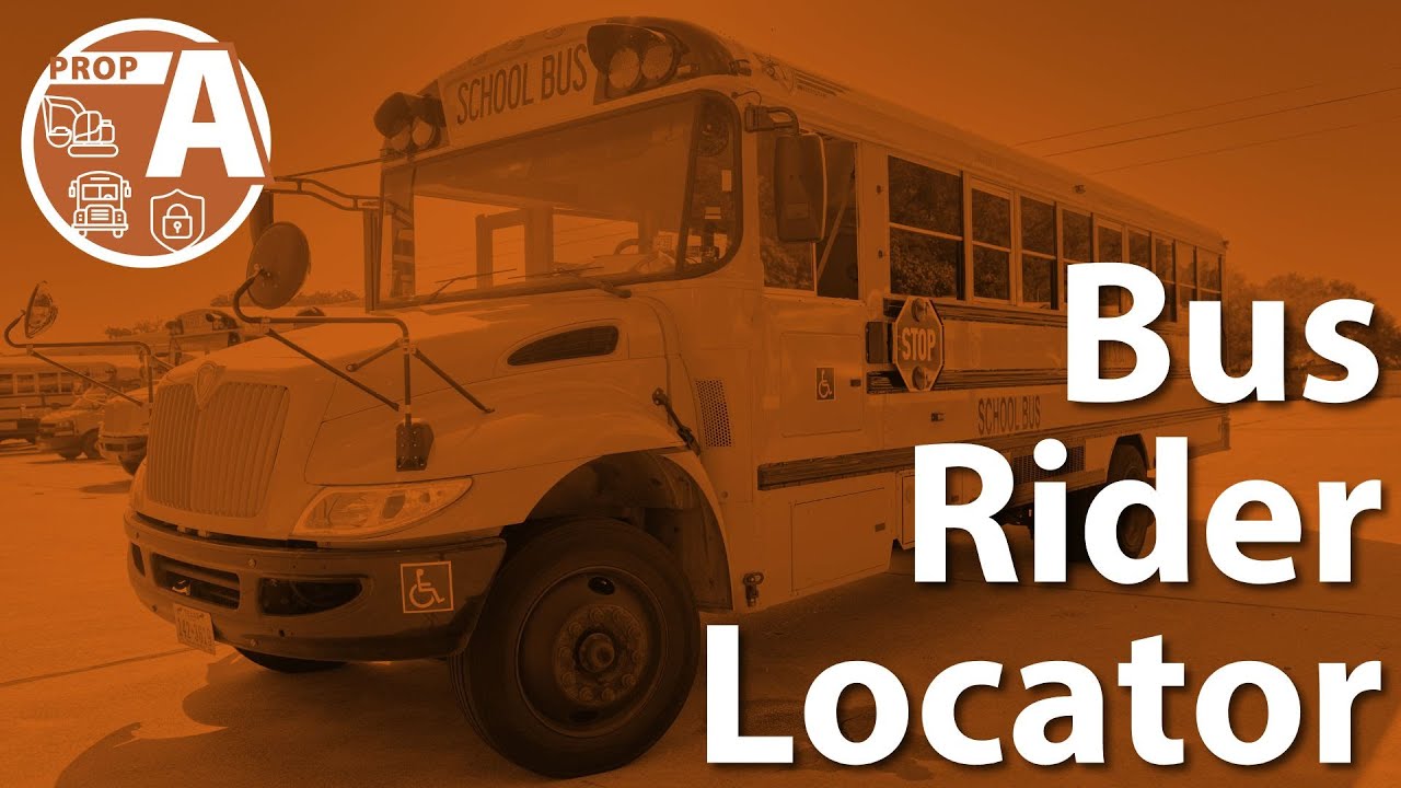 Bus Locator | Proposition A | 2023 Bond - YouTube