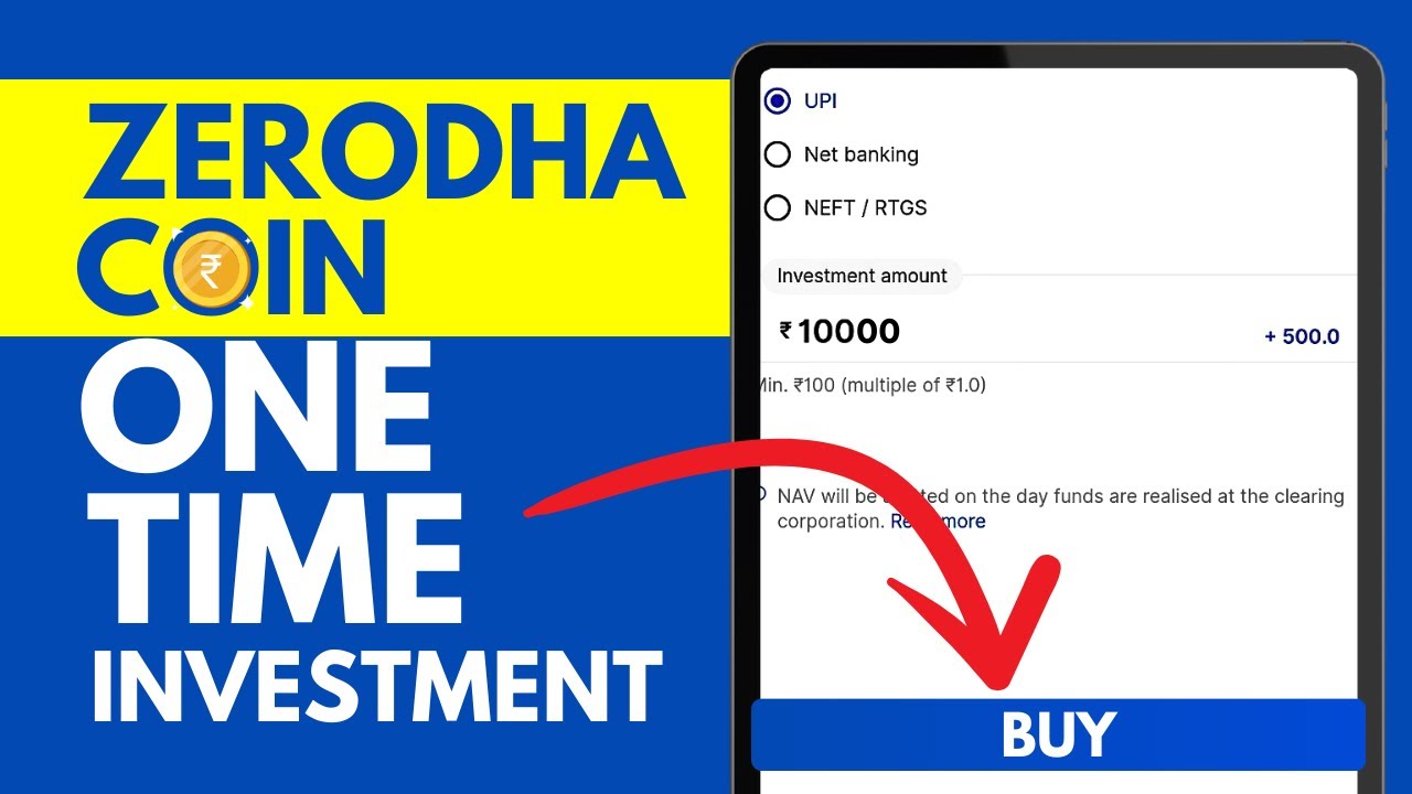 Zerodha Coin me One Time Investment Kaise Kare? Mutual Fund Lumpsum ...
