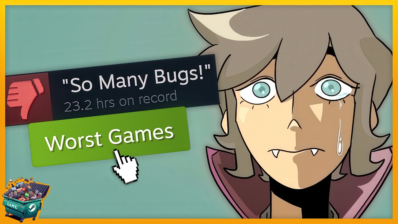 I Played The 5 Worst Games on Steam (again 2x) - YouTube