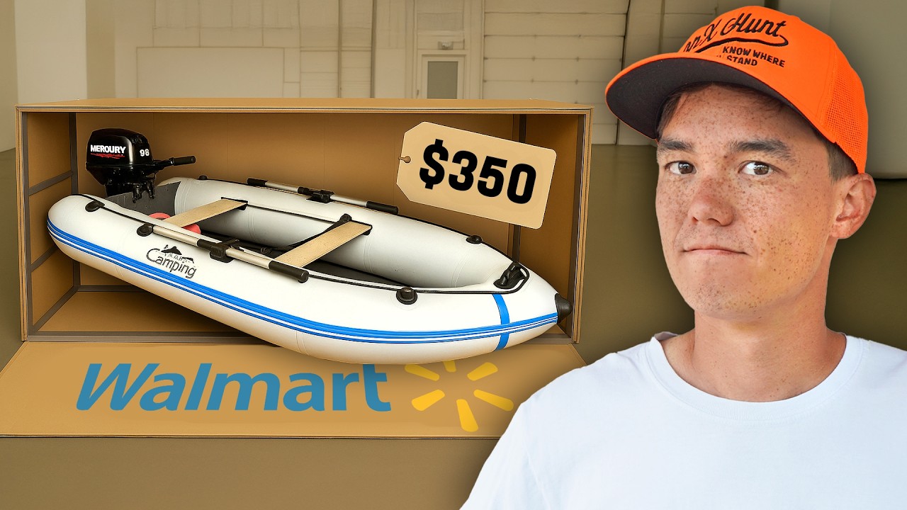 I bought the CHEAPEST boat from Walmart - YouTube
