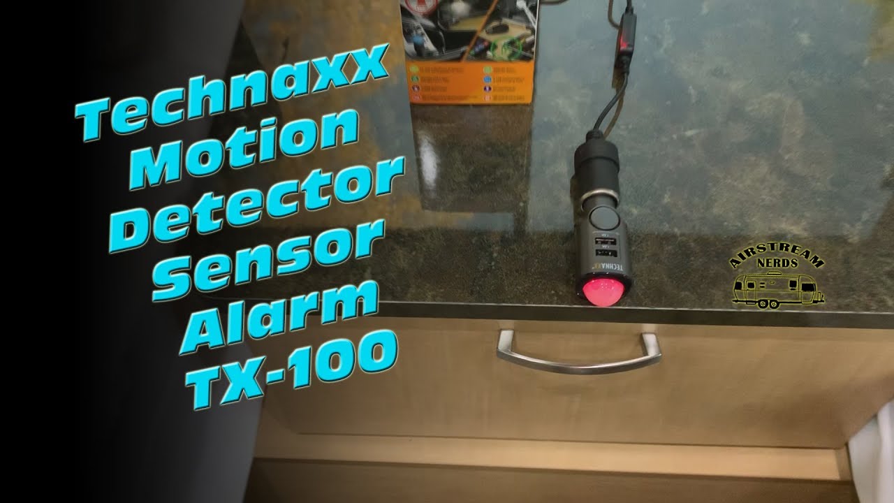 Product Review - Technaxx Motion Detector Sensor Alarm TX-100 - YouTube