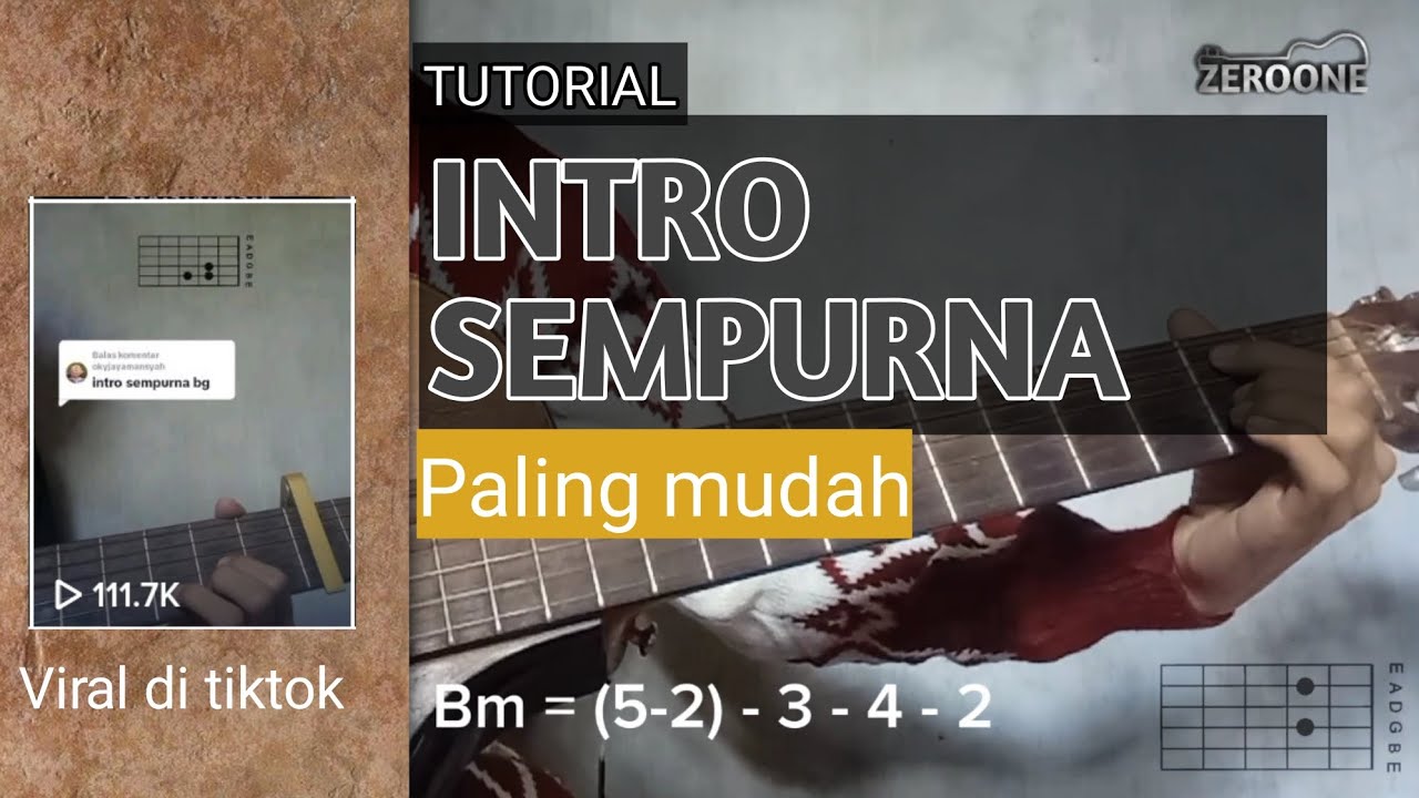Tutorial Gitar (INTRO SEMPURNA - ANDRA & THE BACKBONE) Versi mudah ...