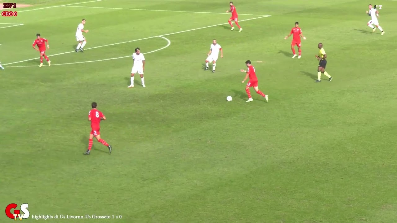 Gs Tv - highlights di Us Livorno-Us Grosseto 1 a 0 - YouTube