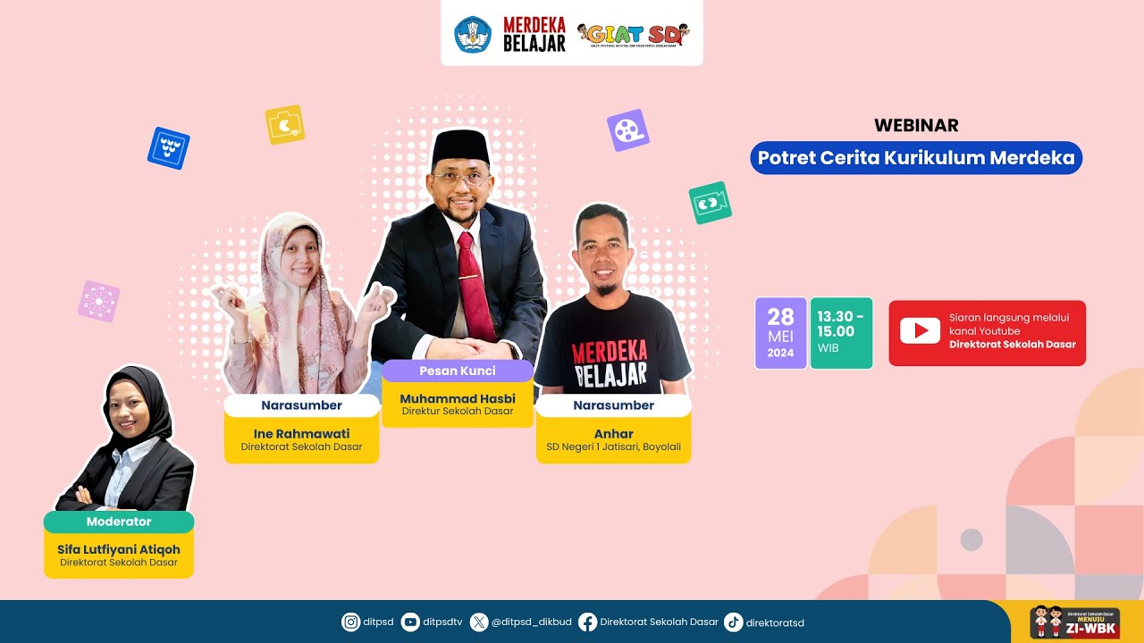 WEBINAR : Potret Cerita Kurikulum Merdeka - YouTube