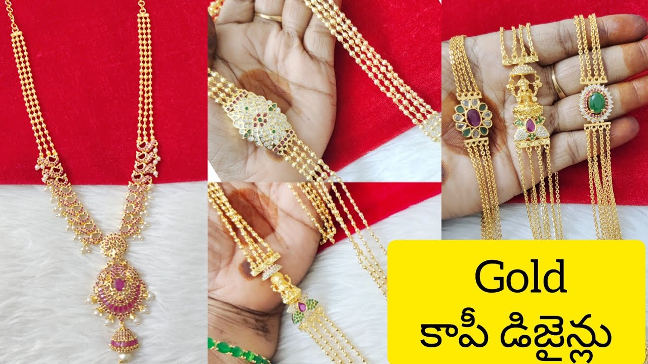#latest gold copy jewellery in copper based collections, watsapp ...