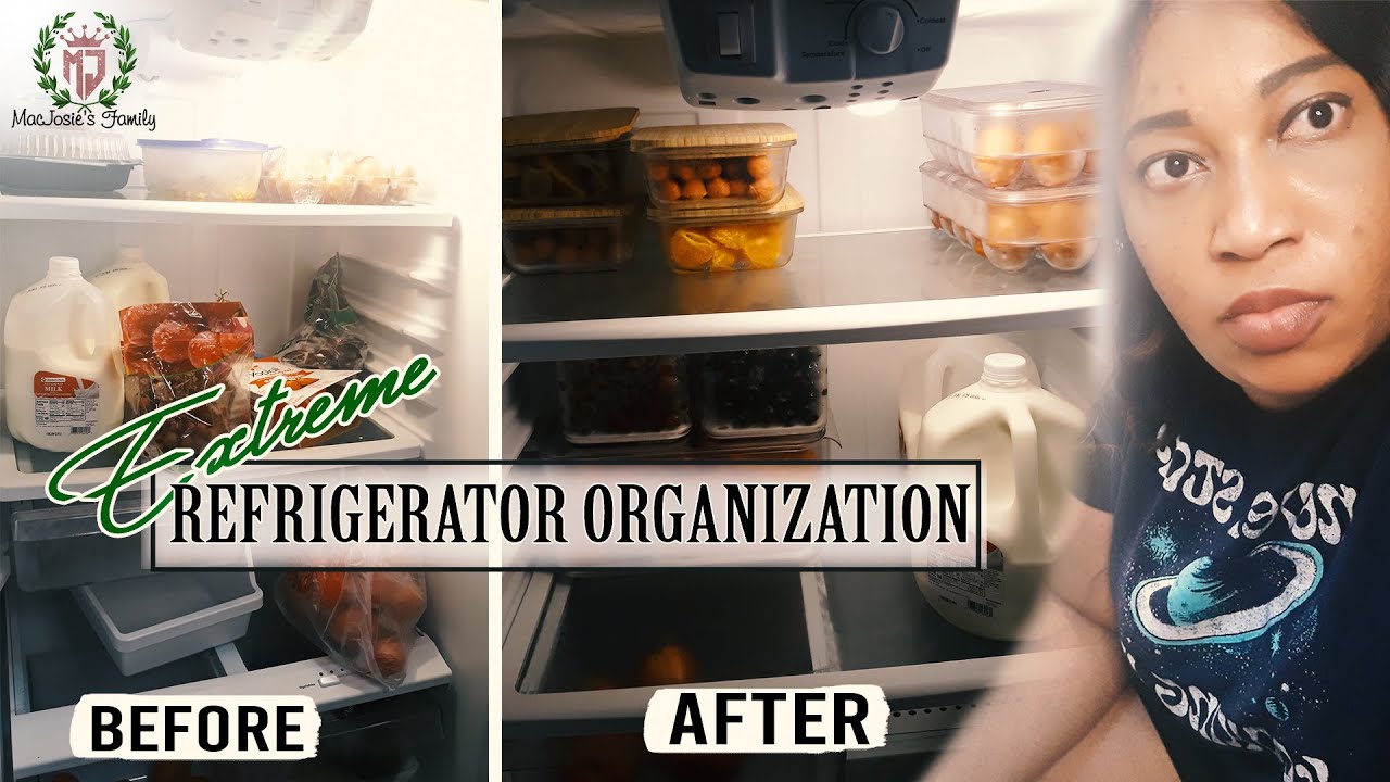 Extreme Refrigerator Organization 2021 - YouTube