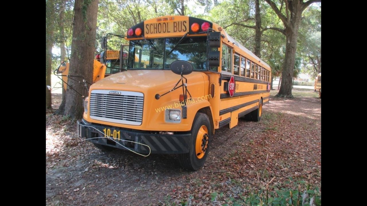 PUBLIC AUCTION: 2002 Thomas Built 65 Passenger School Bus Freightliner ...
