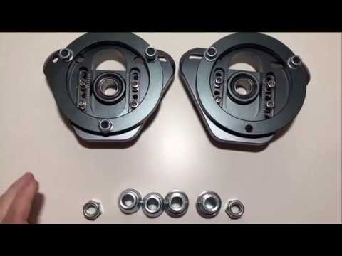 Godspeed Camber Plates - BMW E36/E46/Z3 & M3 - Camber Kits - YouTube