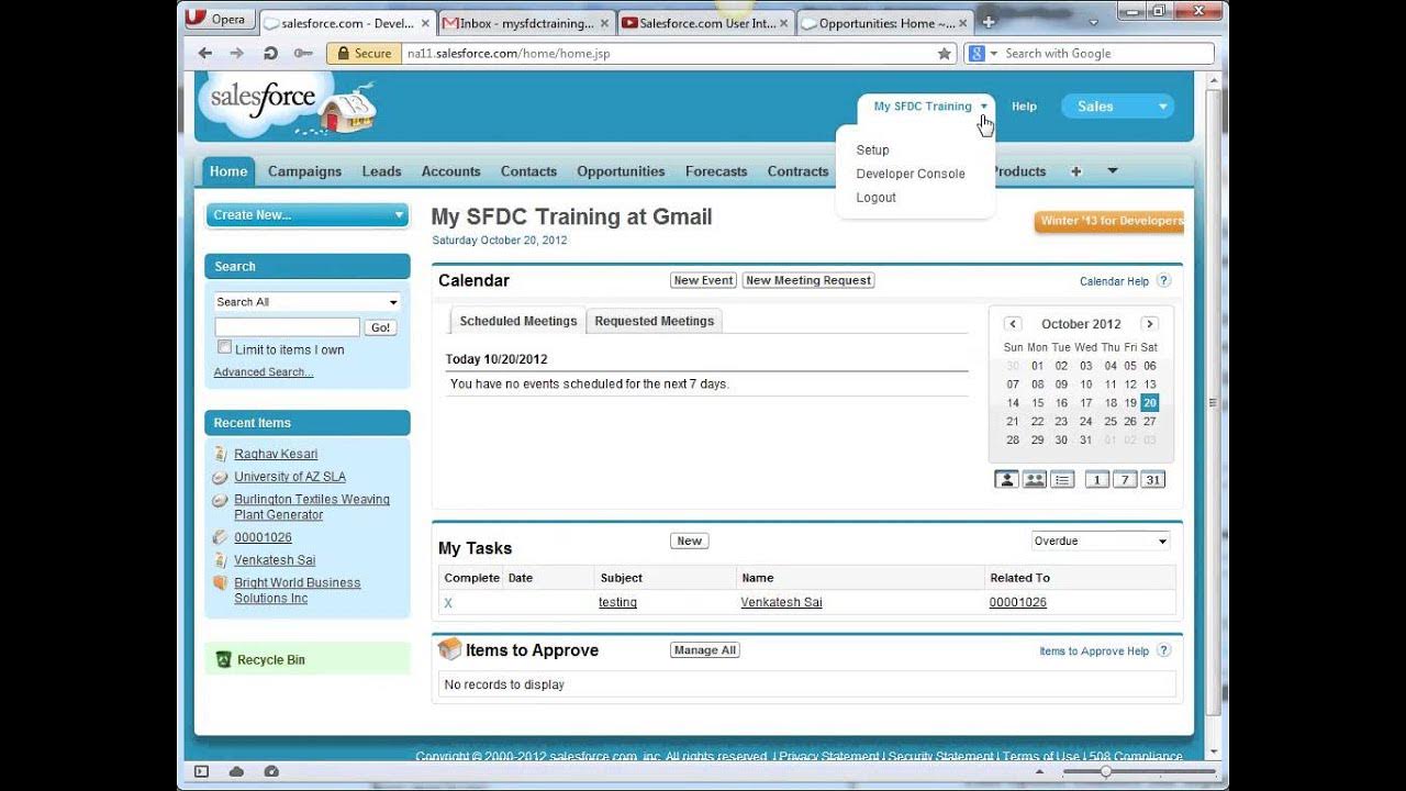 Salesforce.com - User Interface - How to Enable hover details - YouTube