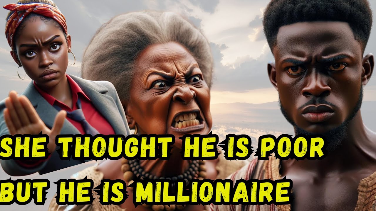 This Millionaire disguise as Poor for True Love 💖 #africantales # ...