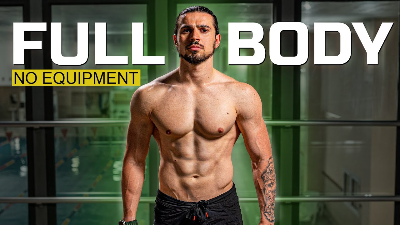 20 Minutes FULL BODY NO EQUIPMENT WORKOUT! Train with a professional ...